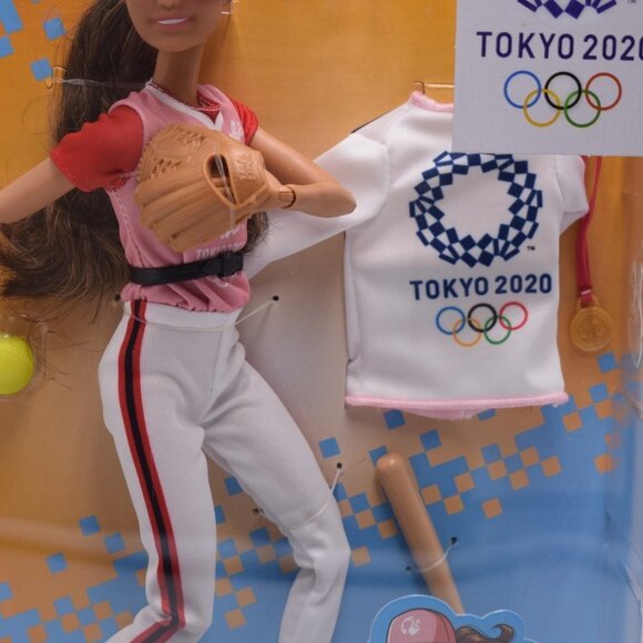 Mattel | Toys | Barbie Olympic Games Tokyo 220 Softball Baseball Doll ...